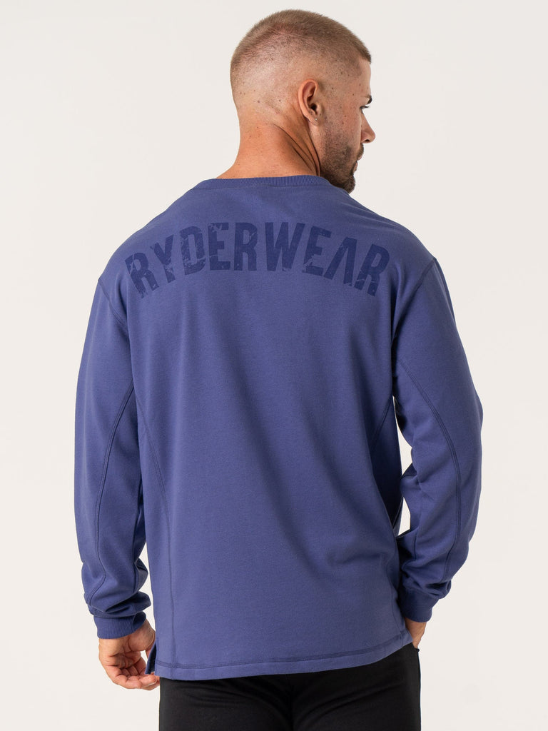 Force Crew Neck - Indigo - Ryderwear Wholesale (AU)