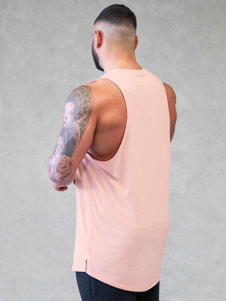 Legacy Drop Armhole Tank - Faded Pink - Ryderwear Wholesale (AU)
