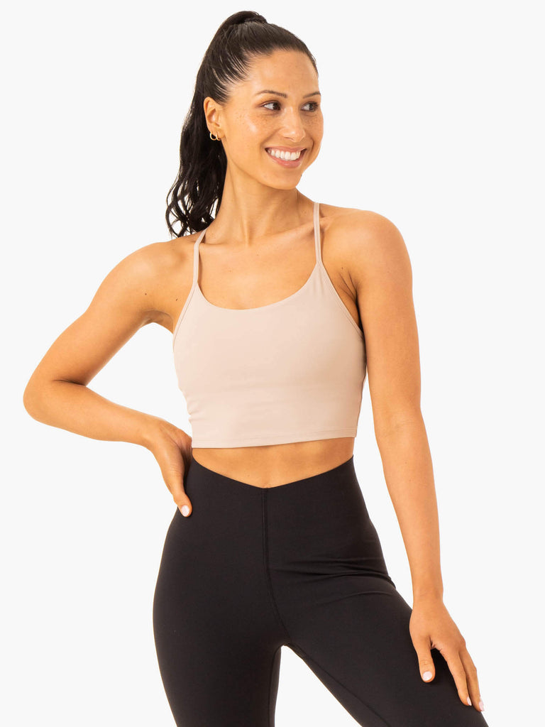 Embody Compression Tank Bra - Mushroom - Ryderwear Wholesale (AU)