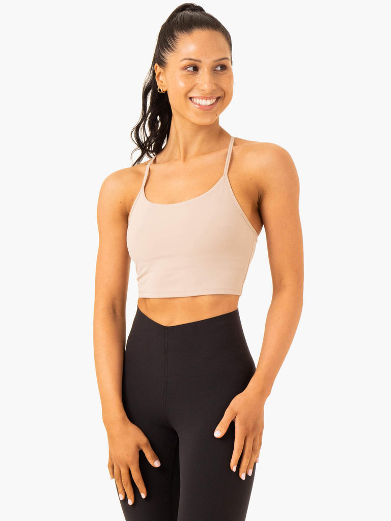 Embody Compression Tank Bra - Mushroom - Ryderwear Wholesale (AU)