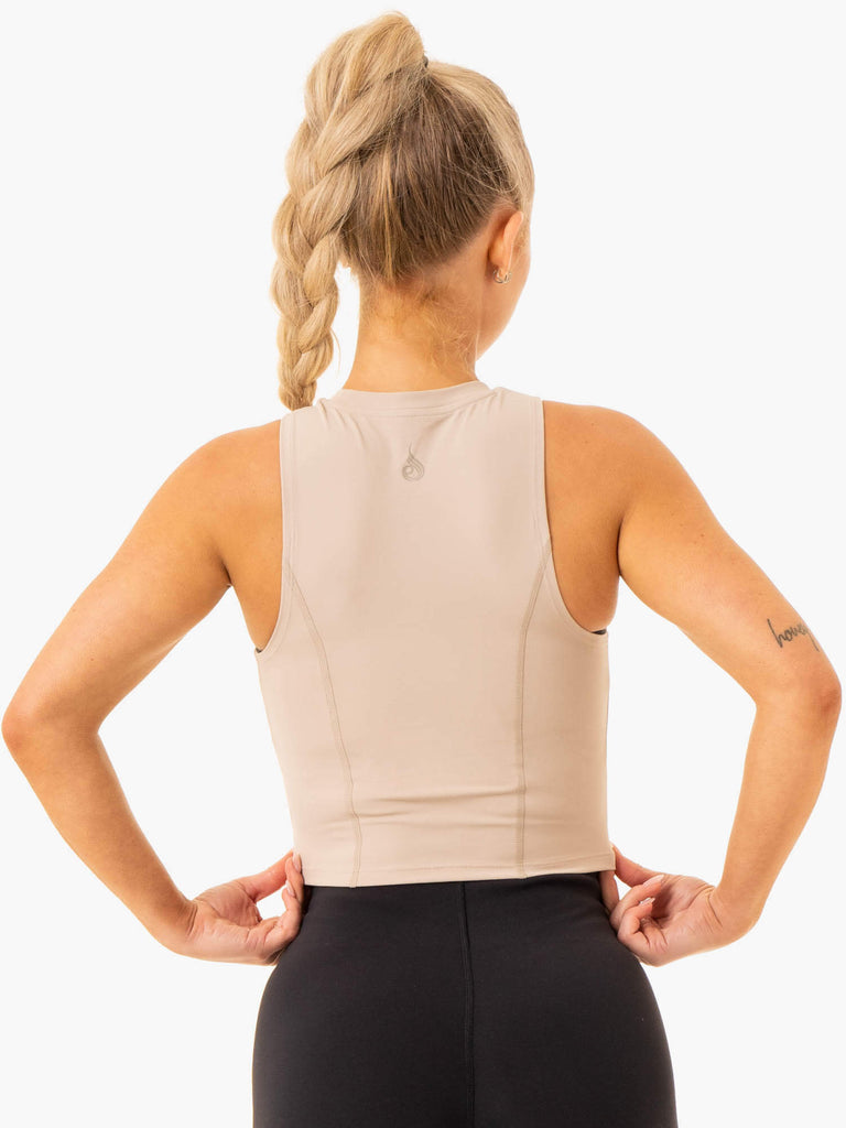 Highlight Compression Tank - Mushroom - Ryderwear Wholesale (AU)