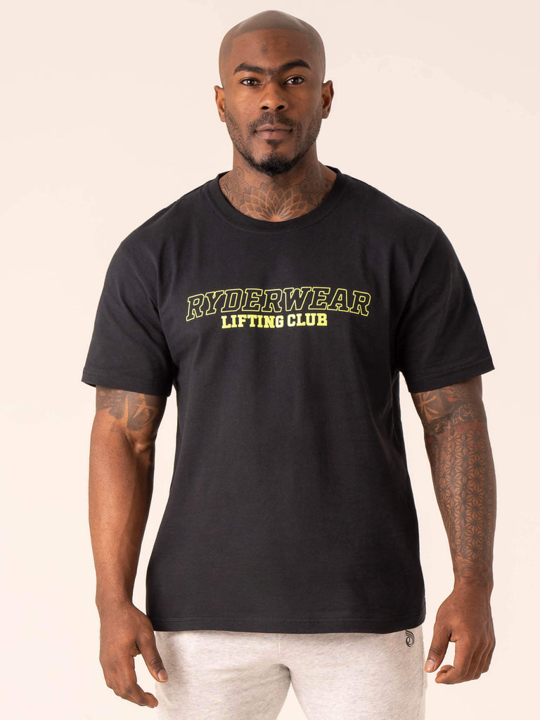 Lifting Club T-Shirt - Black - Ryderwear Wholesale (AU)