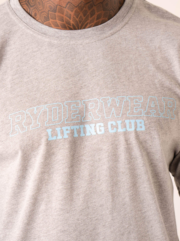 Lifting Club T-Shirt - Grey Marl - Ryderwear Wholesale (AU)