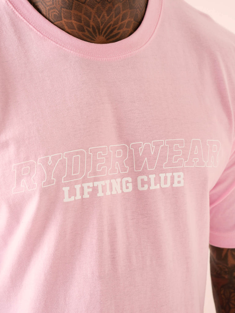 Lifting Club T-Shirt - Pink - Ryderwear Wholesale (AU)