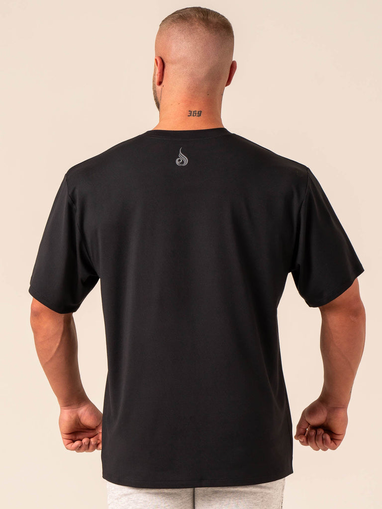 Soft Tech Oversized T-Shirt - Black - Ryderwear Wholesale (AU)