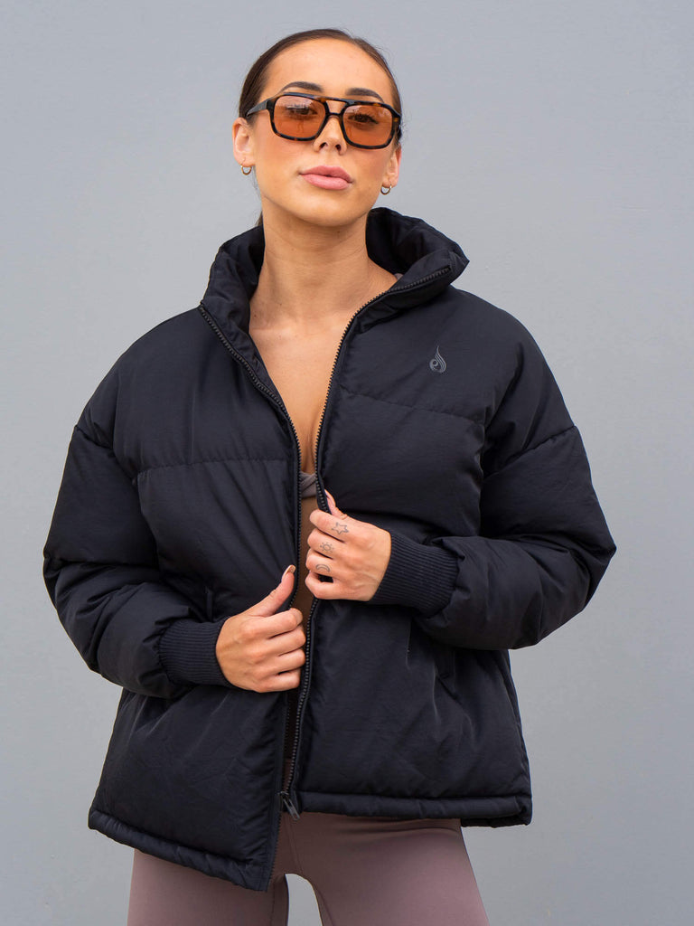 Pace Puffer Jacket - Black - Ryderwear Wholesale (AU)