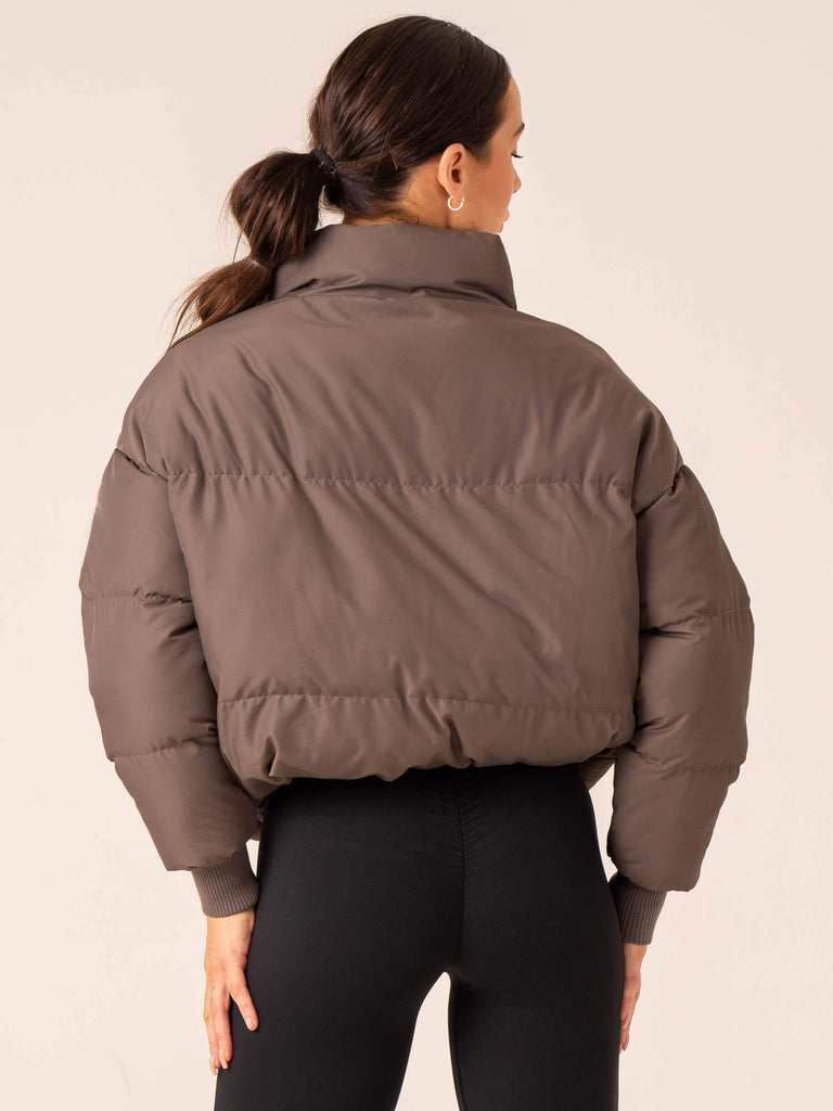 Pace Puffer Jacket - Taupe - Ryderwear Wholesale (AU)