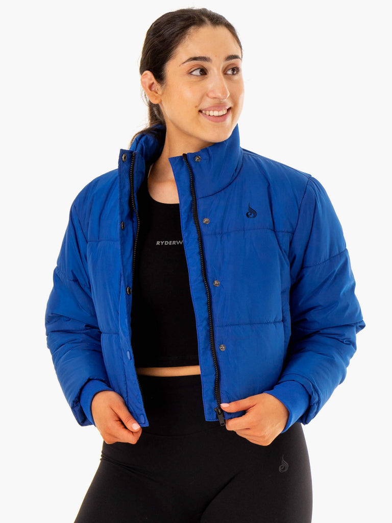 Apex Puffer Jacket - Cobalt Blue - Ryderwear Wholesale (AU)