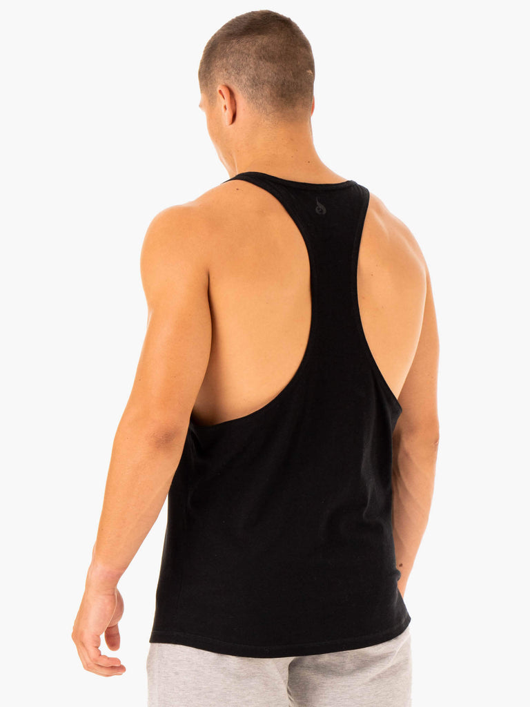 Limitless Stringer T-Back - Black - Ryderwear Wholesale (AU)