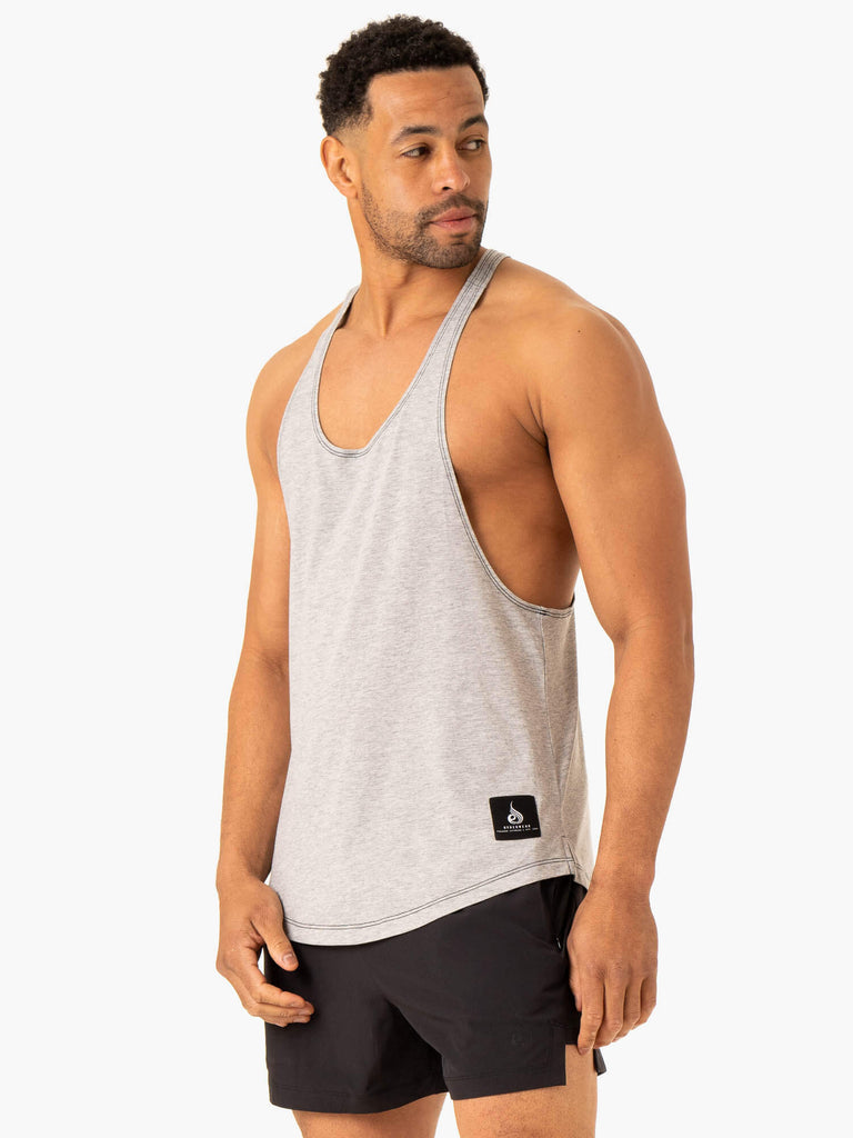 Vital Stringer T-Back - Grey Marl - Ryderwear Wholesale (AU)