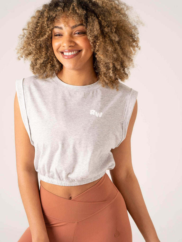 Momentum Tank - Snow Grey Marl - Ryderwear Wholesale (AU)